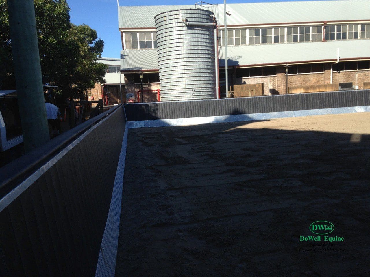 Arena Wall (Fence or Surround) - Angled for horse and rider safety