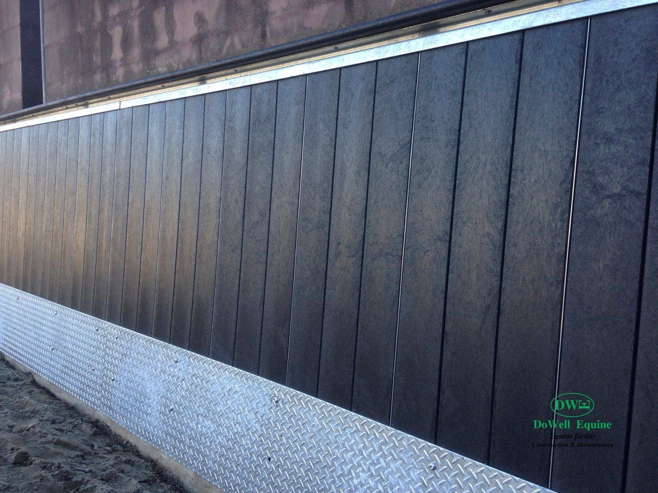 Arena Wall (Fence or Surround) - Angled for horse and rider safety